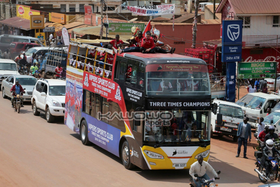 Vipers Sports Club record statement of intent with inaugural trophy parade