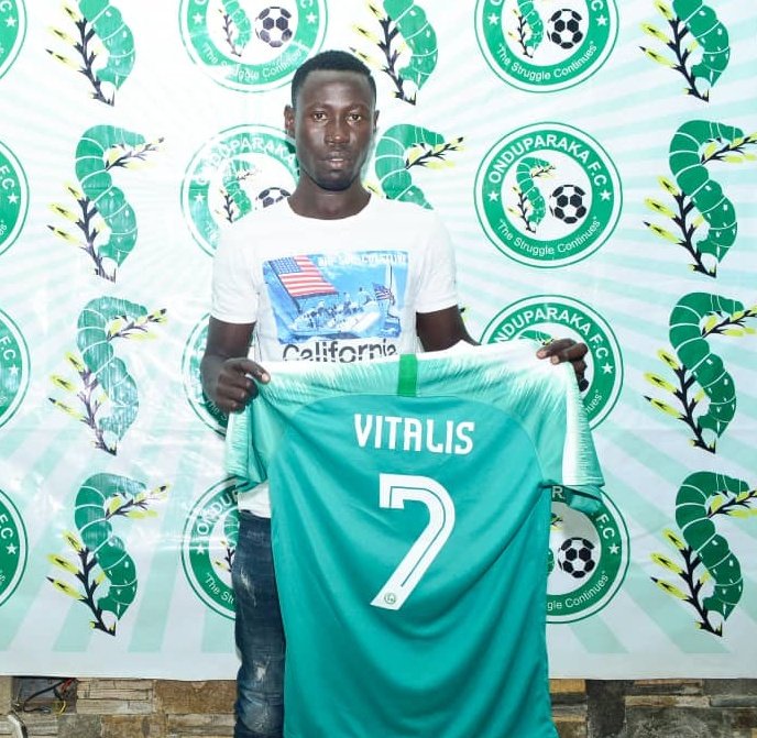 Winger Tabu returns to Arua at Onduparaka FC