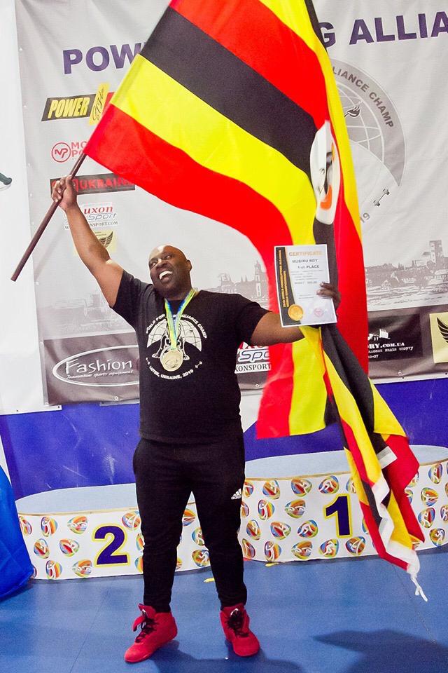 Powerlifter Roy Mubiru wins Gold at WPA World Cup in USA