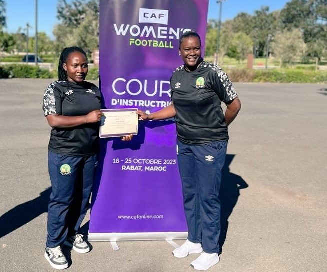 Sharon Aceng: Second Ugandan female coach completes CAF Women Football ...