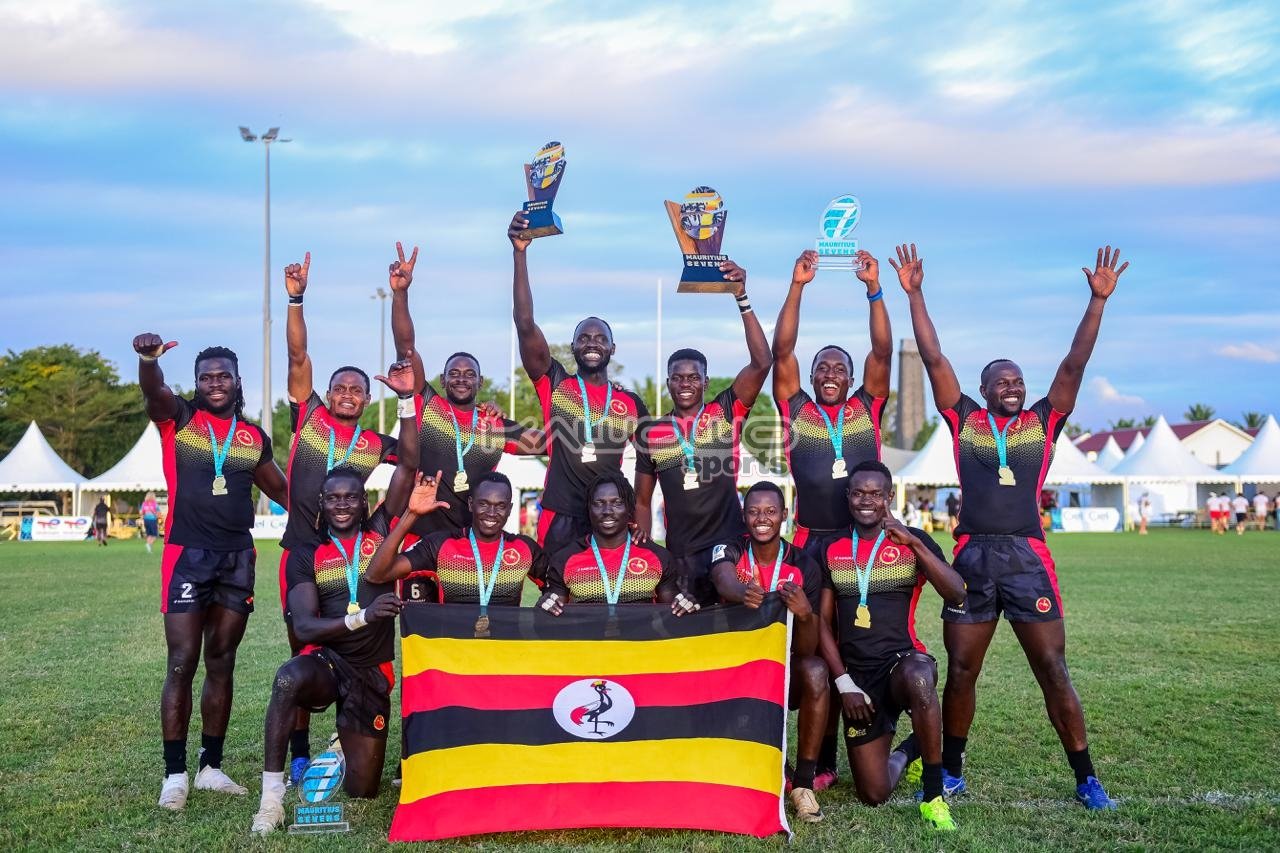 Uganda win fourth Rugby Africa Men’s 7s title in Mauritius