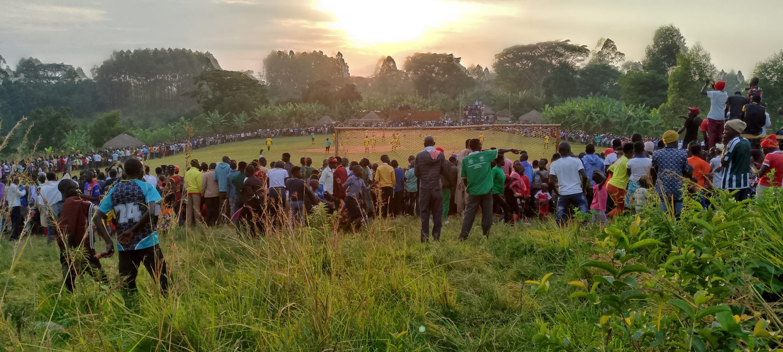 Zombo district football enthusiasts celebrate during 2024 festive ...