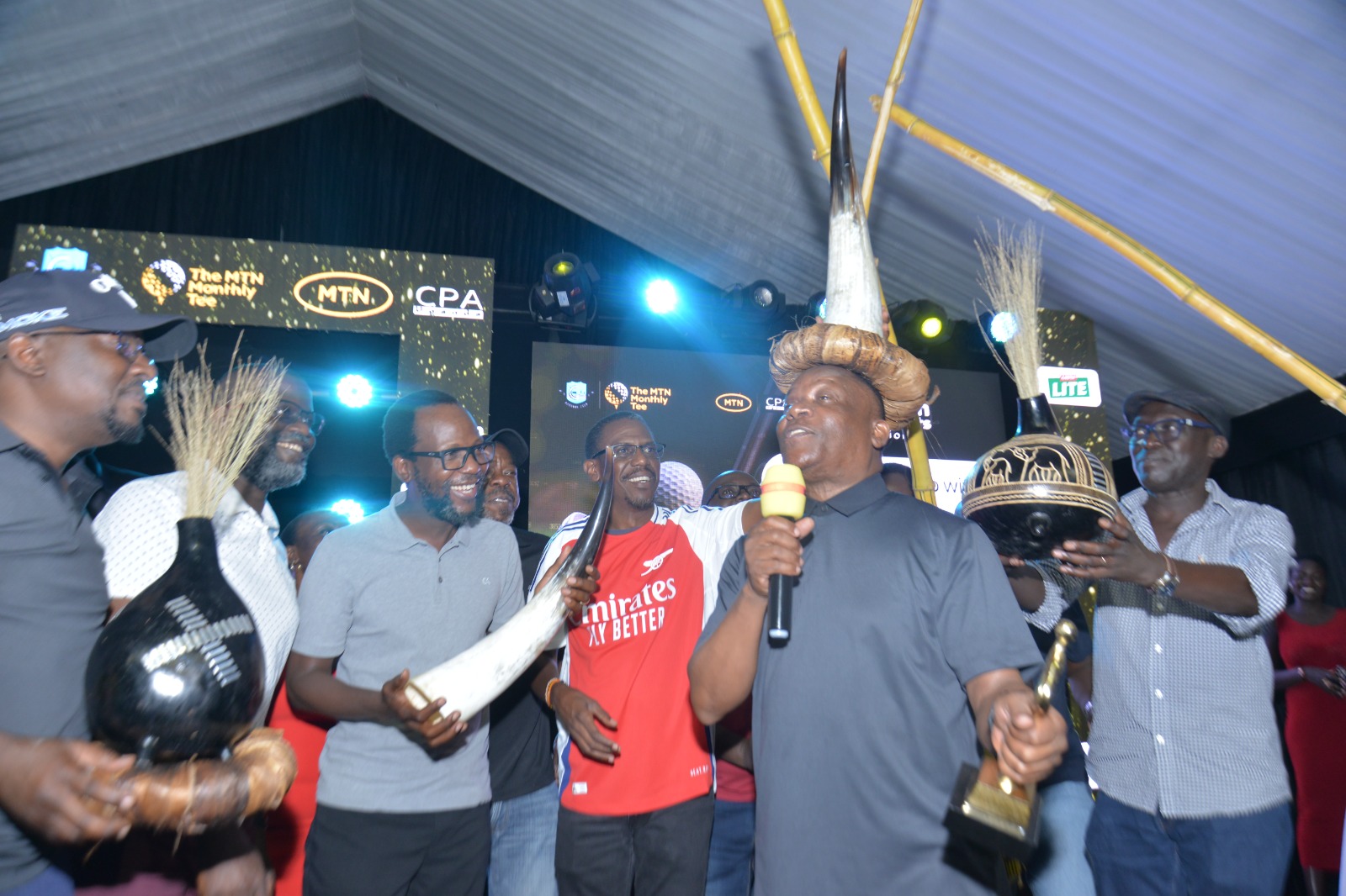 5th MTN monthly tee 2025 livens up Entebbe club with accountants' combo