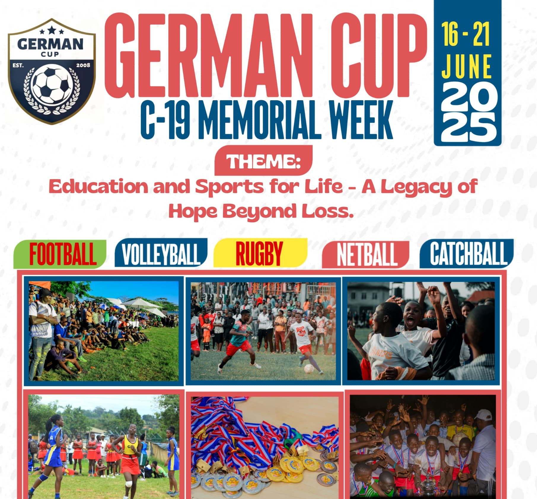 German Cup 2025: Education & sports for life, a legacy of hope beyond loss